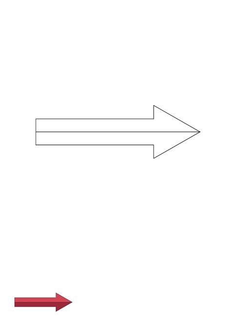 Free Red Arrow Coloring Page Template To Edit Online