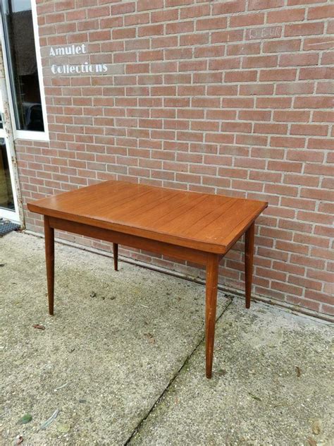 Bekijk Vintage Teak Eet Tafel Pastoe Teeffelen Deens Design Op Reliving