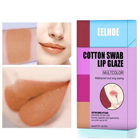 Dhjhdsa Makeup Organizer Lipstick Cotton Swab Long Lasting Waterproof
