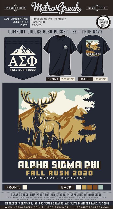 Alpha Sigma Phi Rush Shirts Desain Grafis Kaos Desain