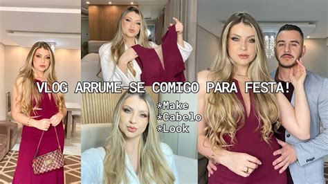 VLOG ARRUME SE COMIGO MAKE LOOK CABELO YouTube