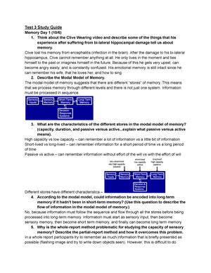 Test 4 Cog Psych Lecture Notes 10 27 Knowledge Day 1 Categories