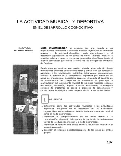 La Actividad Musical Universidad De Antioquia