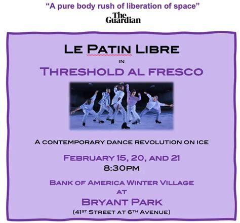 Le Patin Libre At Bryant Parks Winter Village In February