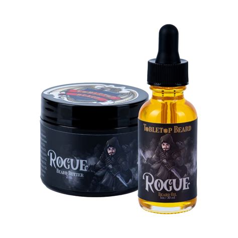Rogue Beard Oil And Butter Duo Evening Cologne And Bourbon Tabletop Beard