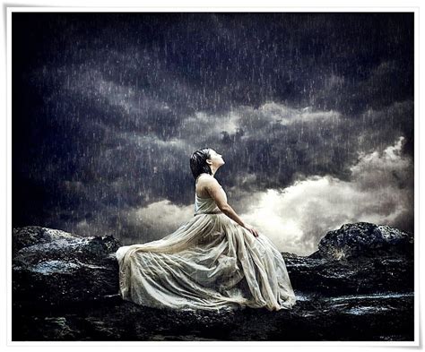 Sad Girl Crying In Rain