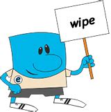 3 формы глагола wipe, примеры предложений с переводом