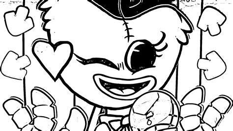 Coloriage De Kissy Missy 19 De Poppy Playtime