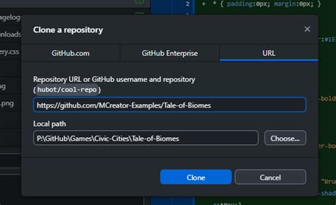 Using Source Code MCreator Examples Tale Of Biomes GitHub Wiki
