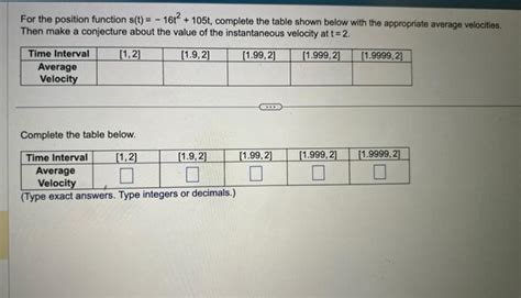 solved the function s t represents the position of an