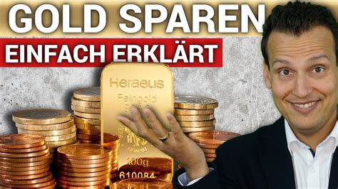DER RICHTIGE GOLDSPARPLAN - Praxistipps (2020) - YouTube