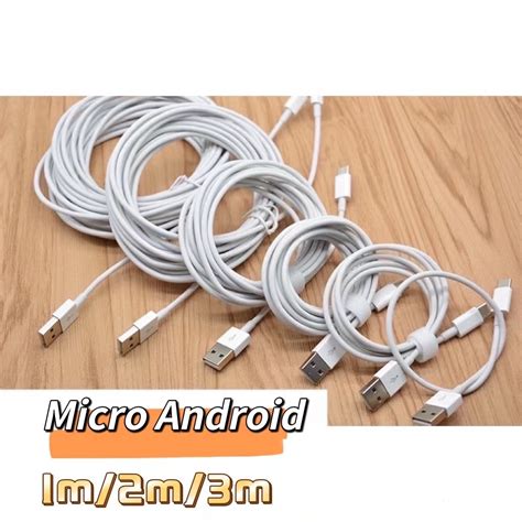 ส่งไวจากไทยสายชาร์จ Android Type C ยาว 1ม2ม3ม ใช้กับมือถือ กล้องถ่ายรูป