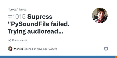 Supress PySoundFile Failed Trying Audioread Instead Warning Issue Librosa Librosa