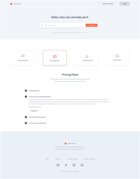 Help Center Web Mobile UI Design On Behance