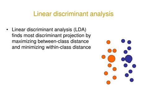 PPT Principal Component Analysis And Linear Discriminant Analysis For