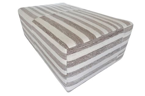 Fi Vintage Custom Berber Kilim Wool Cocktail Ottoman For Sale At 1stdibs