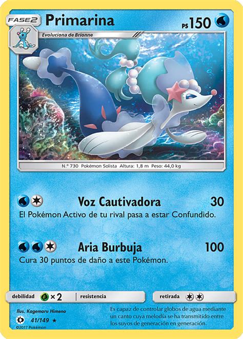 Primarina Sol Y Luna Tcg Pokémon Wiki Fandom