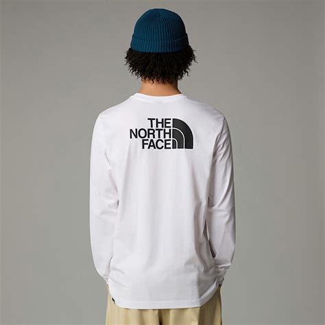 Mens Easy Long Sleeve T Shirt The North Face Uk