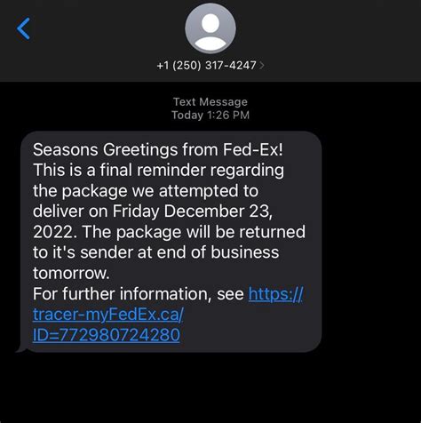 Real Fed Ex Message Or Scam R Fedex