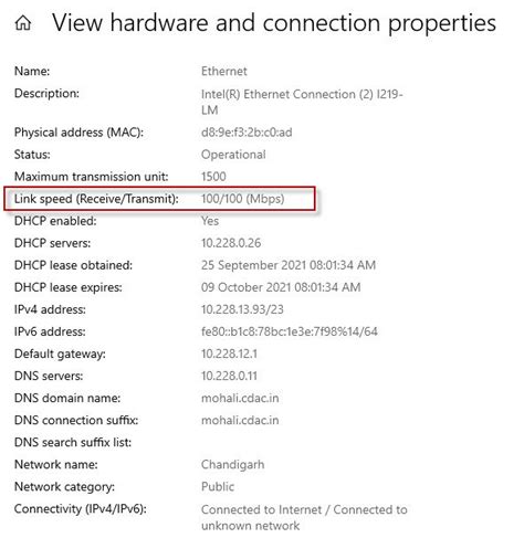 Windows How To Check The Speed Of Network Card Tech Hyme