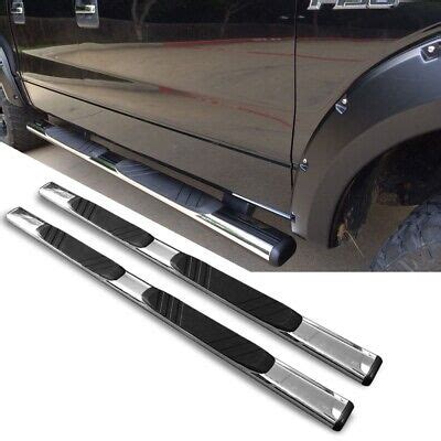 87 Oval Chrome Nerf Bar Running Board 10287C For 04 06 Toyota Tundra