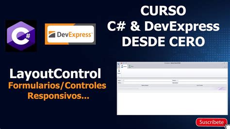 Devexpress Y C Layoutcontrol Formularioscontroles Responsivos
