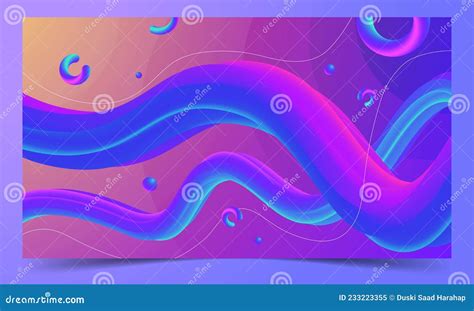 Liquify Gradient Abstract Vector Illustration Background Design Stock