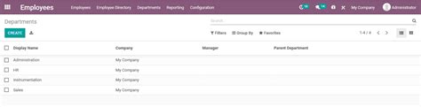 Employee Odoo 14 Enterprise Edition Book HR