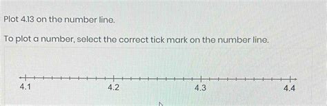 Solved Plot On The Number Line To Plot A Number Select The
