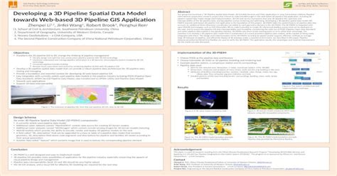 Pptx Developing A 3d Pipeline Spatial Data Model Towards Web Based 3d