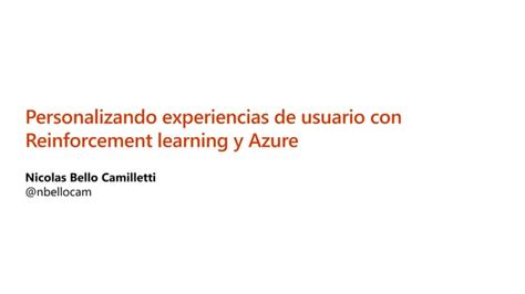 Personalizando Experiencias De Usuario Con Reinforcement Learning Y