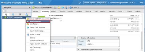VCenter Deployment Post Installation Network Pioneers