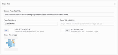 add your page tab to your organization s page