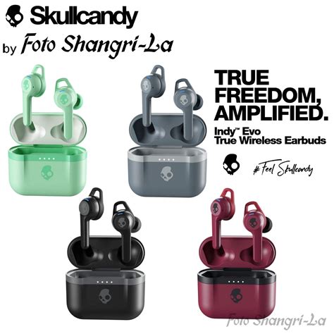 Skullcandy Indy Evo True Wireless Earbuds In Ear Headphones With Ip55