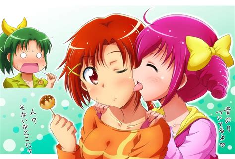 Midorikawa Nao Hino Akane And Hoshizora Miyuki Precure And 1 More