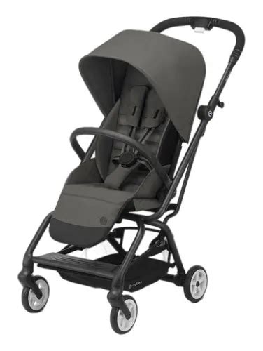 Coche De Paseo Cybex Eezy S Twist 2 Soho Grey Con Chasis Color Negro
