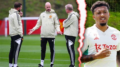Jadon Sancho Refuses To Apologise To Erik Ten Hag For Twitter Outburst