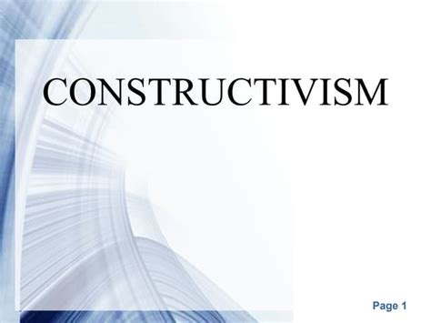 Constructivism Pptx