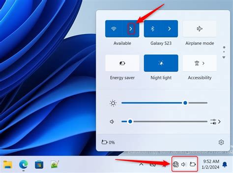 Как обновить доступные сети Wi Fi в Windows 11