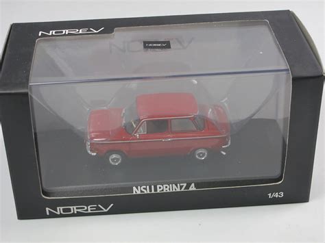 Norev 1961 NSU Prinz 4 rot Modellauto 1 43 absolute Rarität
