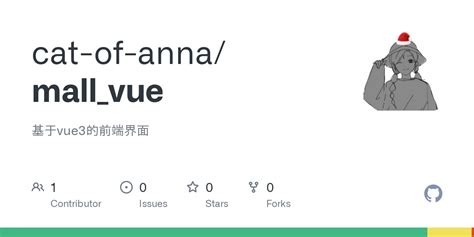 Github Cat Of Anna Mall Vue Vue