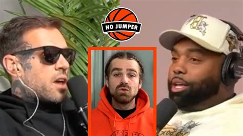 The No Jumper Crew Speak On Adam Making T-Rell Fire Milk74 - YouTube