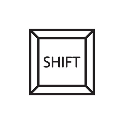 shift key icon vector 29239058 vector art at vecteezy