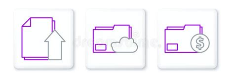 Set Finance Document Eps File Document Add New File And Psd File