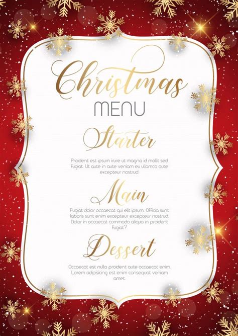 Christmas Special Menu 40 Best Free Gra Freepik