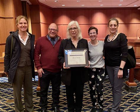 Volunteer Attorney Eleanor Newhoff Receives Prestigious Adams Pro Bono Publico Award — De Novo