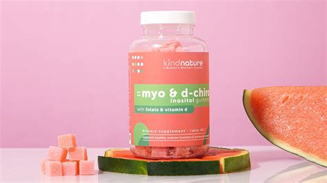 Myo And D Chiro Inositol Gummies Fertility And Pcos Support Kind Nature