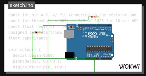 Схема і програма вимірювання електричної ємності шляхом вимірювання часу зарядки розрядки на
