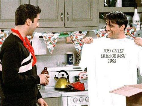 Ross Geller Bachelor Friends 90s Bootleg Funny Bash 1998 Unisex