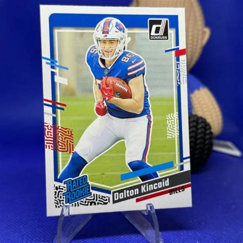 2023 Panini Donruss Recrue Classée Rc Dalton Kincaid Buffalo Bills 308